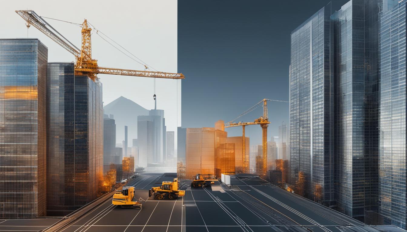 What is the difference between regular accounting and construction accounting?